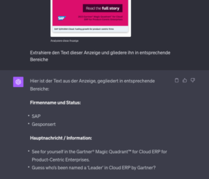 ChatGPT Vision - 16 Beispiele für die Bilderkennung