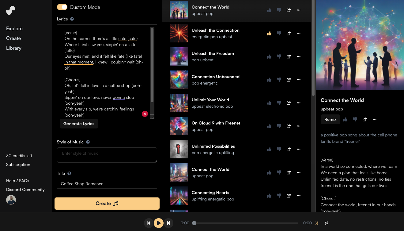 Suno AI - Musik und Gesang mit KI generieren (kostenlos)