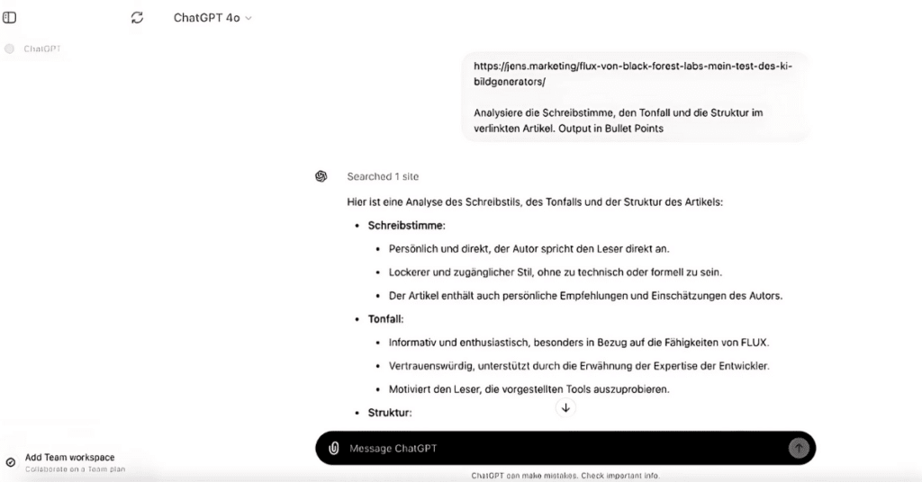 So lässt du ChatGPT in deinem Stil schreiben