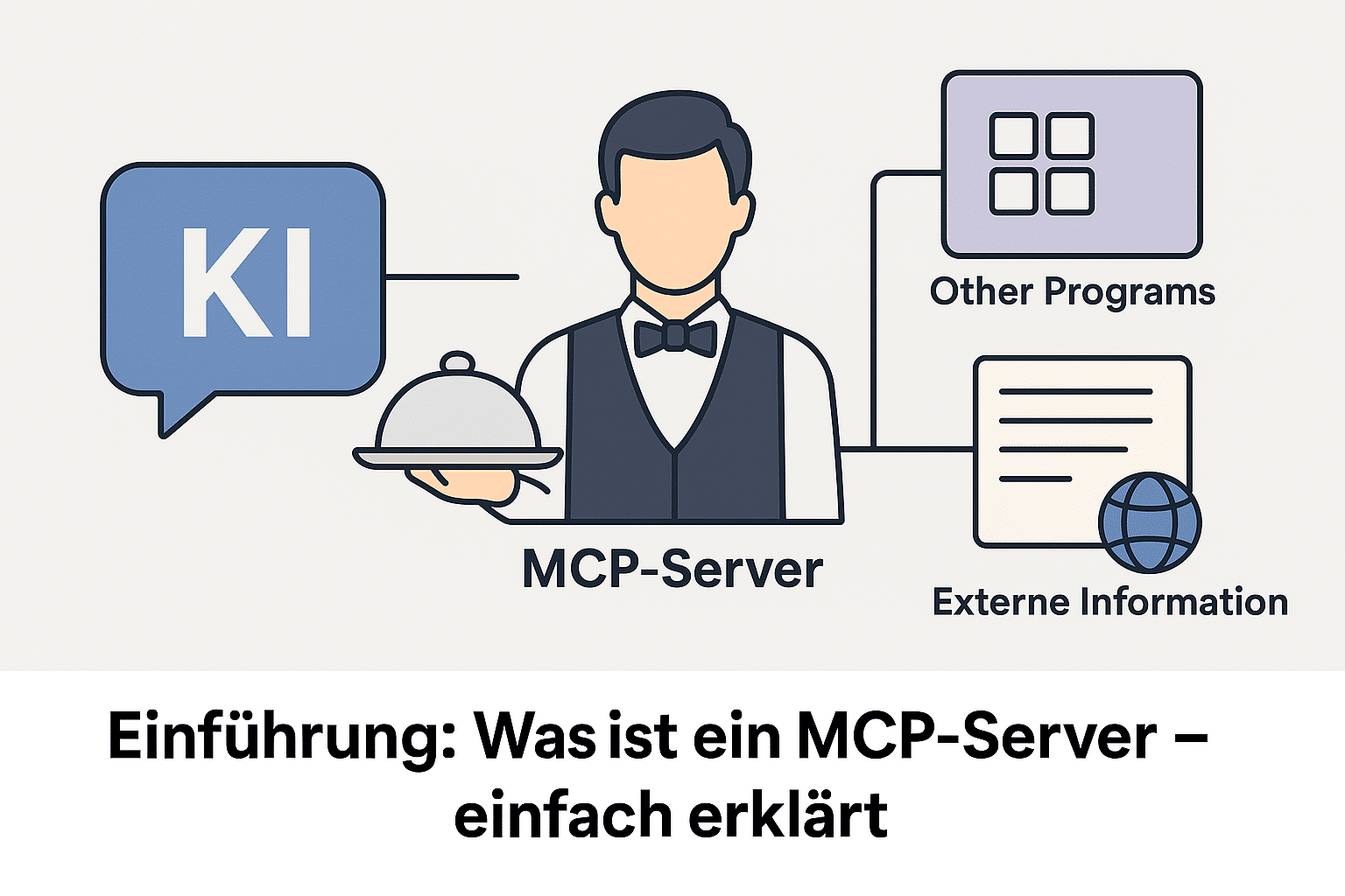 MCP Server erklärt (2025): Verbindung zwischen KI & Tools mit Claude, Zapier & ChatGPT